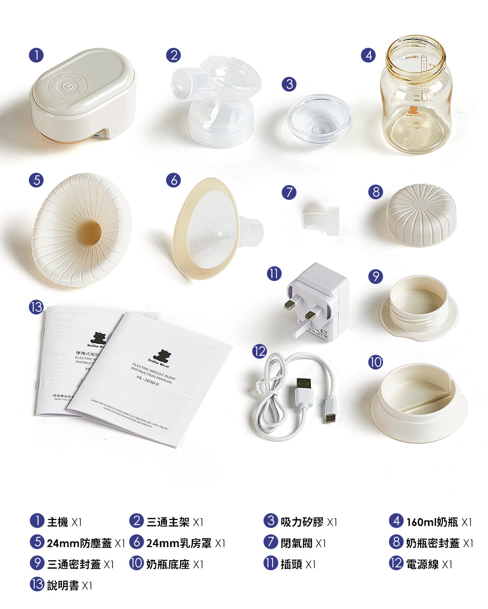 All In One Electric Breast Pump – SnowBear